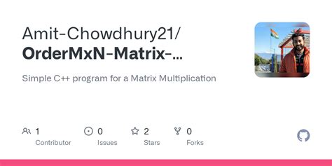 github amit chowdhury21 ordermxn matrix multiplication simple c program for a matrix