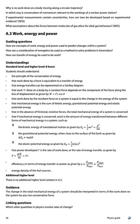 New Ib Hl And Sl Physics Syllabus First Assessment In 2025