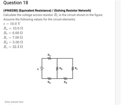 solved question 18 968288 equivalent resistance solving resistor