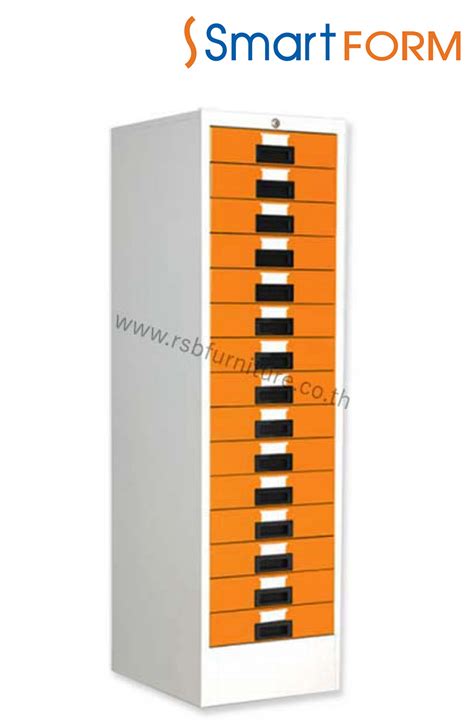 ตู้เอกสารเหล็ก 15 ลิ้นชัก Smartform รุ่น Md 15 ขนาด W37 5 X D46 2 X H132 4 Cm รหัส 2115 โต๊ะ