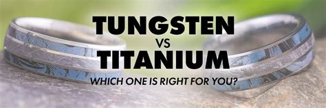 Tungsten Vs Titanium Rings Which One Is Right For You Jewelry By Johan