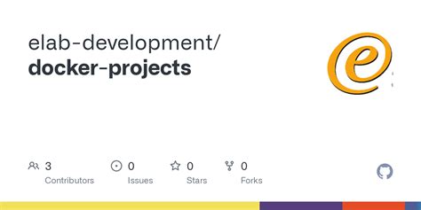 GitHub Elab Development Docker Projects