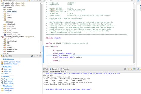 Error Getting While Running An Application Project Nxp Community