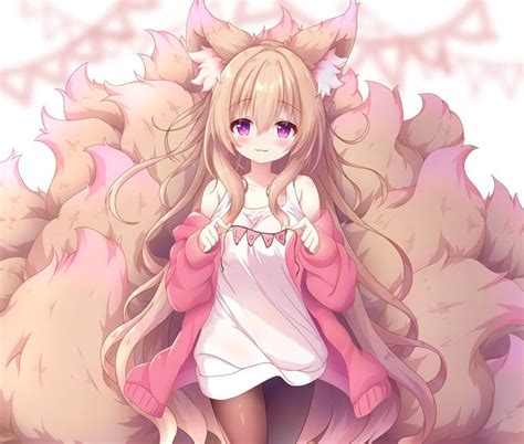 好可爱的萝莉狐狸娘哦，pixiv人气插画师狐麦にゃん id 27598668 bobopic
