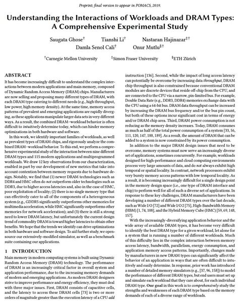 Onur Mutlu On Linkedin Memory Data Dram Performance Energy