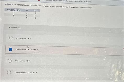 Answered Ed Using The Euclidean Distance Between Bartleby