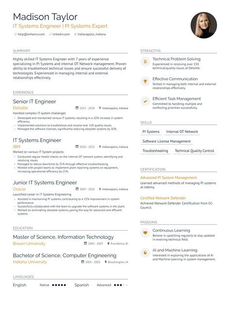 Systems Engineer Resume Examples Guide For