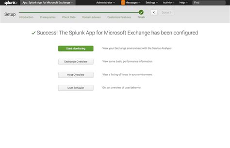 Configure The Splunk App For Microsoft Exchange Splunk Documentation