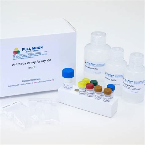 Antibody Array Assay Kit 20 Rxns Full Moon Biosystems