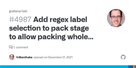 Add Regex Label Selection To Pack Stage To Allow Packing Whole Groups Of Labels · Issue 4987