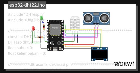 Espt Dht22 Sensor Suhu Dan Kelembapan Copy 2 Wokwi Esp32 Stm32