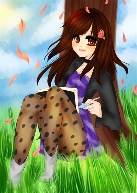 Sitting Under My Favourite Tree Drawing By SapphieChan On DeviantArt Sitting Under My Favourite Tree Drawing By SapphieChan On DeviantArt