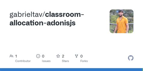 Github Gabrieltav Classroom Allocation Adonisjs