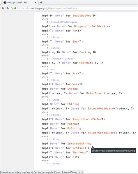 Stable Rustdoc Contains Broken Links To Compiler Internal Crates