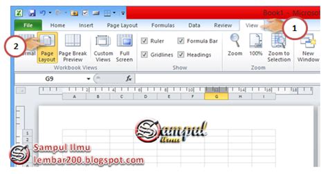 header and footer microsoft excel