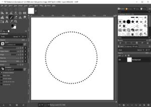 3 Ways To Make A Dotted Line In GIMP With Steps
