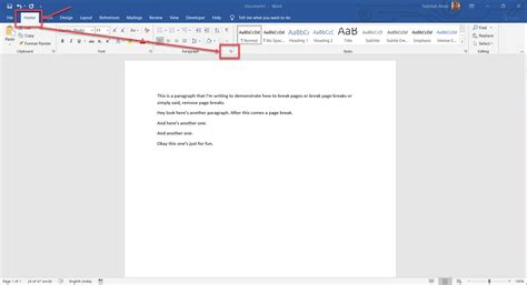 How To Remove A Page Break In Word