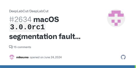 MacOS 3 0 0rc1 Segmentation Fault When Training Issue 2634