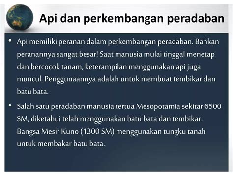sejarah indonesia tentang mengenal api pptx