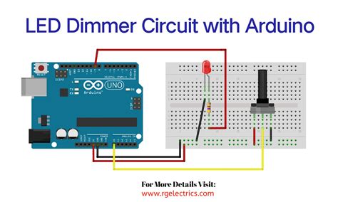 Led Dimmer Circuti Using Arduino — Rg Electrics