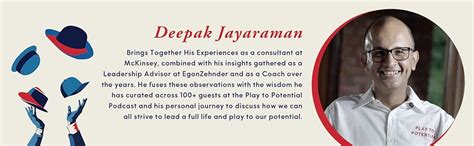 Play To Potential Lead A Full Life Become The Best You Jayaraman Deepak Books