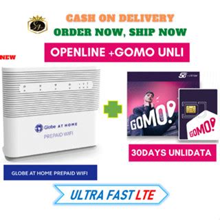 Globe At Home Prepaid WiFi New N Modem Openline With Days UNLIDATA Shopee Philippines