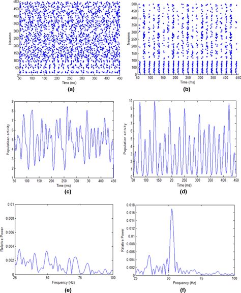 Network Simulation Results 50450 Ms In A 1 S Simulation Neurons
