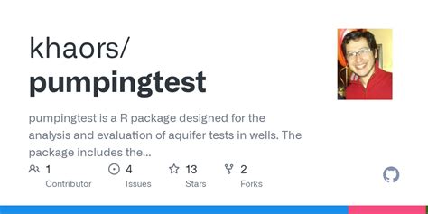 Github Khaorspumpingtest Pumpingtest Is A R Package Designed For