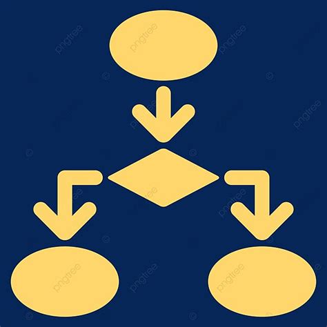 Flowchart Icon From Commerce Set Pictogram Programming Chart Vector