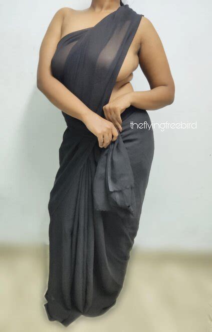 Desi Indians Saree Without A Blouse Is The Best Outfit For A Hotwife