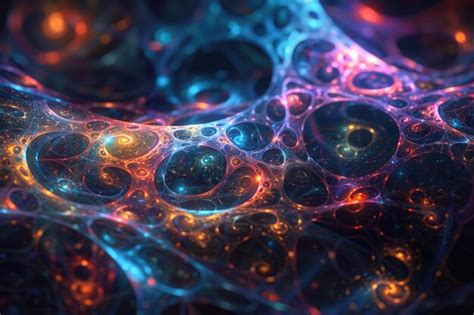 Premium Photo Background Based On String Theory