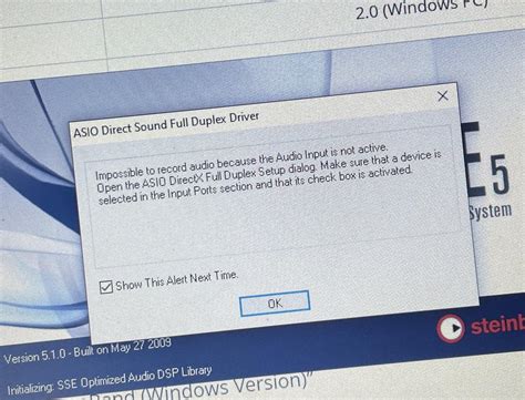 Audio Input Not Active Rcubase