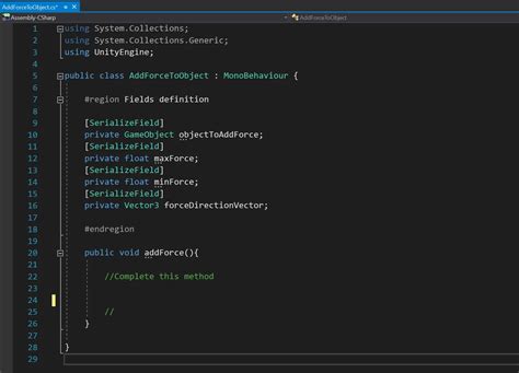 { addforce method in unity } applying forces to rigidbodies