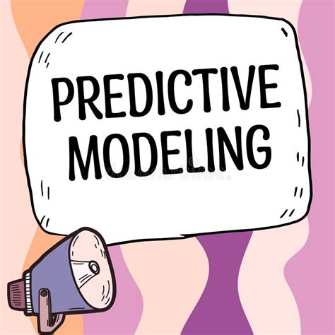 Text Caption Presenting Predictive Modeling Word For Maintenance Strategy Driven By Predictive