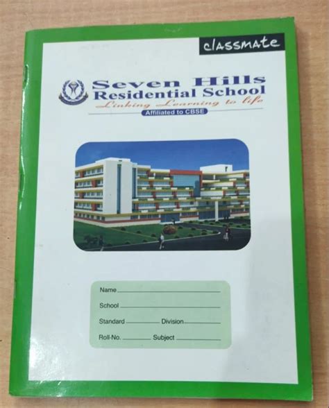 Printed Laminated Paper Cover Classmate School Notebook A3 Lining At