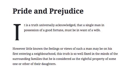 Initial Letter Overlaps · Issue 10832 · Wordpressgutenberg · Github