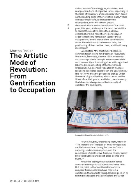 The Artistic Mode Of Revolution Pdf