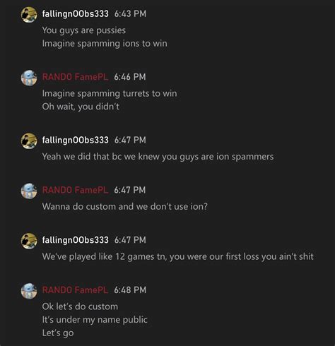 Console Messages Rstarwarssquadrons
