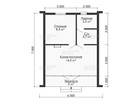 Дом А Frame 7x6 «АФ 1 под ключ фото планировка Доставка и сборка в Москве Санкт Петербурге