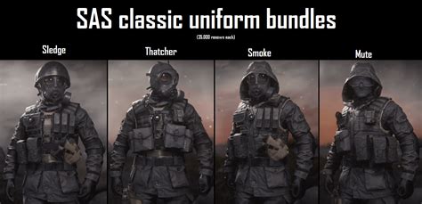 Sas Classic Uniform Bundles Concept Stolen From Mw1 R Rainbow6