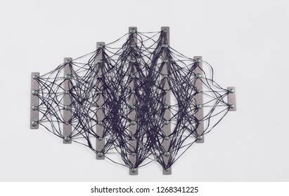 Neural Net Neuron Network Deep Learning 스톡 일러스트 1268341225 Shutterstock