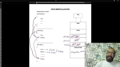 stack vs heap memory static vs dynamic memory allocation youtube