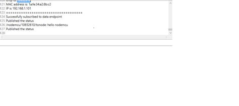 Nodemcu Publlish Icircuit