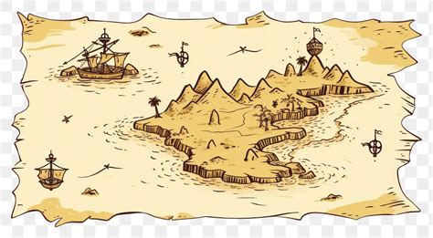 PNG Treasure Map Outdoors Drawing Free PNG Rawpixel