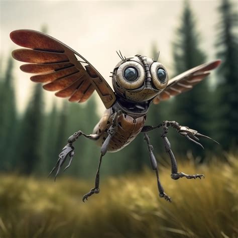 Premium Ai Image A Bug With Wings That Saysbugon It