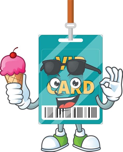 Cartoon Character Of Vip Pass Card 21604759 Vector Art At Vecteezy