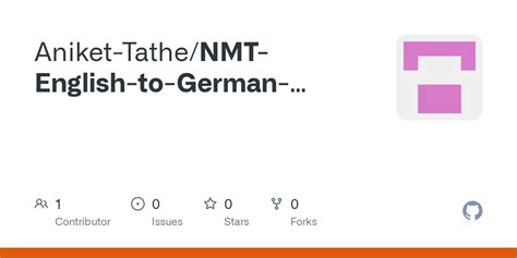 Github Aniket Tathenmt English To German Translation Seq2seq Model