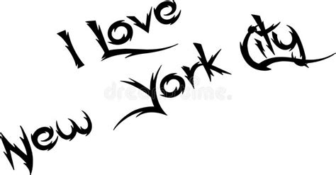 I Love New York City Text Sign Illustration Stock Vector Illustration Of Vintage Hand 277734880