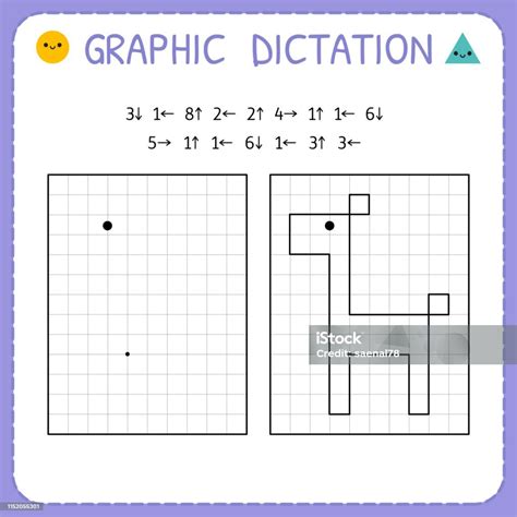 그래픽 받아쓰기 기린 아이 들을 위한 유치원 교육 게임 운동 능력을 연습을 위한 유치원 워크 시트 어린이를 위한 작업 페이지 0명에 대한 스톡 벡터 아트 및 기타 이미지