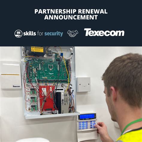 Texecom Ltd On Linkedin Texecom Skillsforsecurity Partnership Investinginthefuture